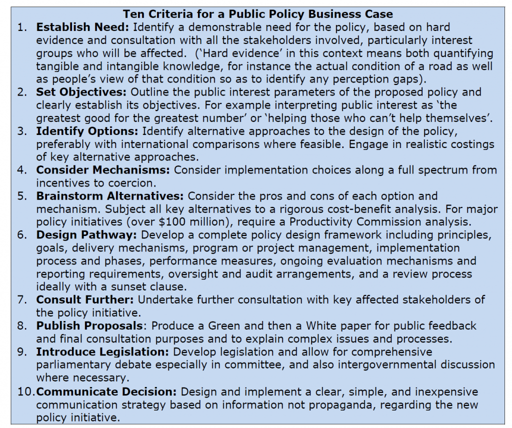 The policy game - Public Purpose